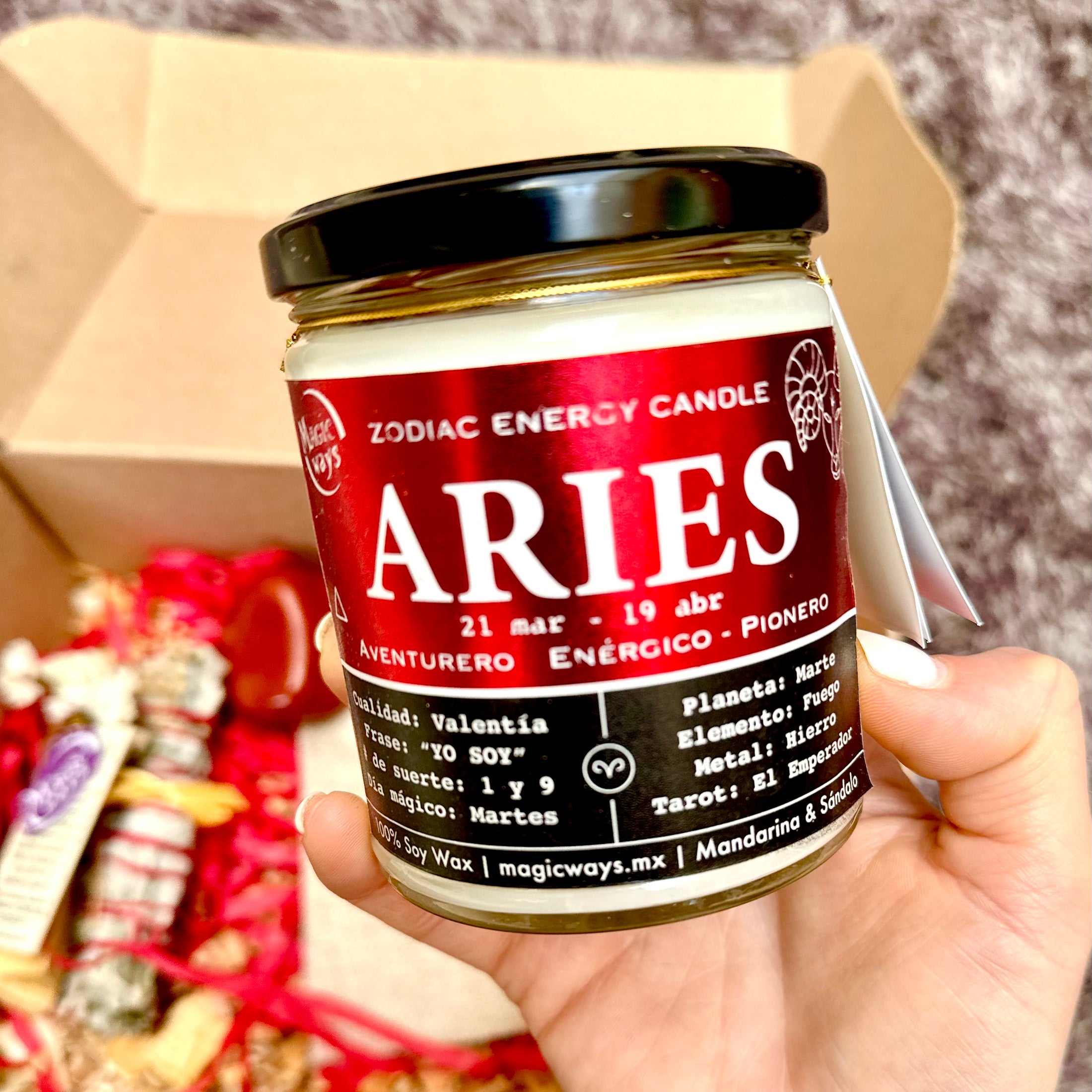 ARIES Box- Conecta con tu Signo Solar – Magic Ways Mx