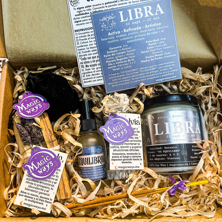 LIBRA box- Conecta con tu Signo Solar – Magic Ways Mx