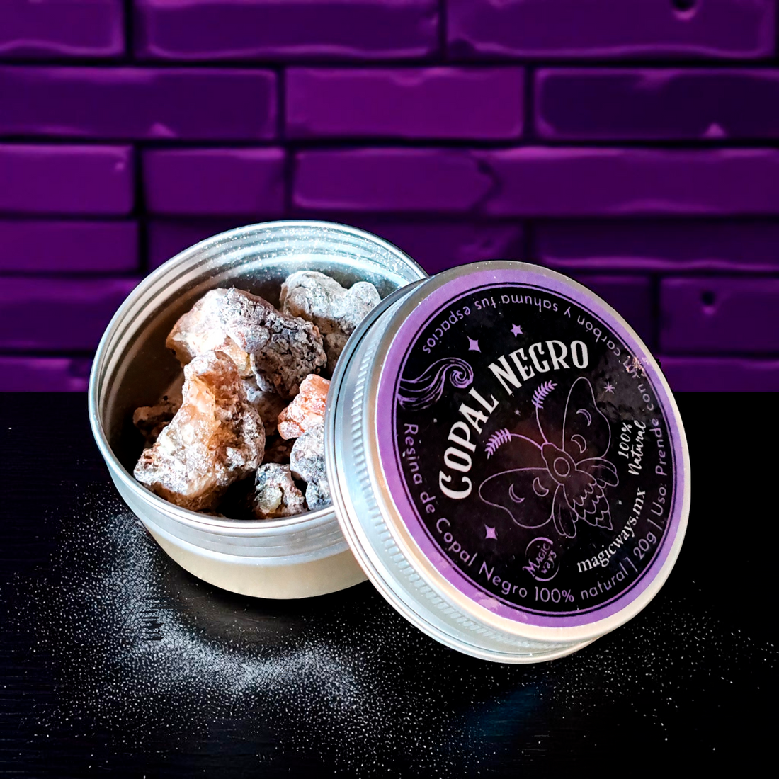 Resina de Copal Negro Premium para Sahumar – Magic Ways Mx